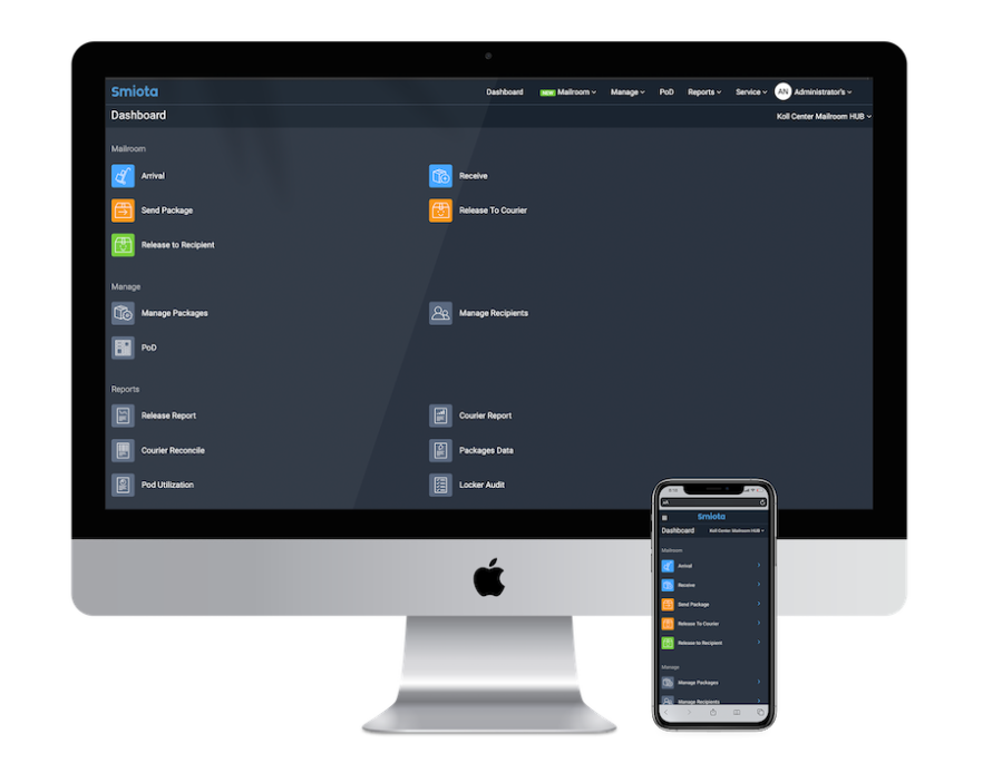 Automated Mailroom Software by Smiota | 24/7 Support, Analytics, and ...